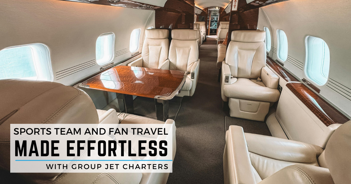 Effortless Group Jet Charters for Teams and Fans